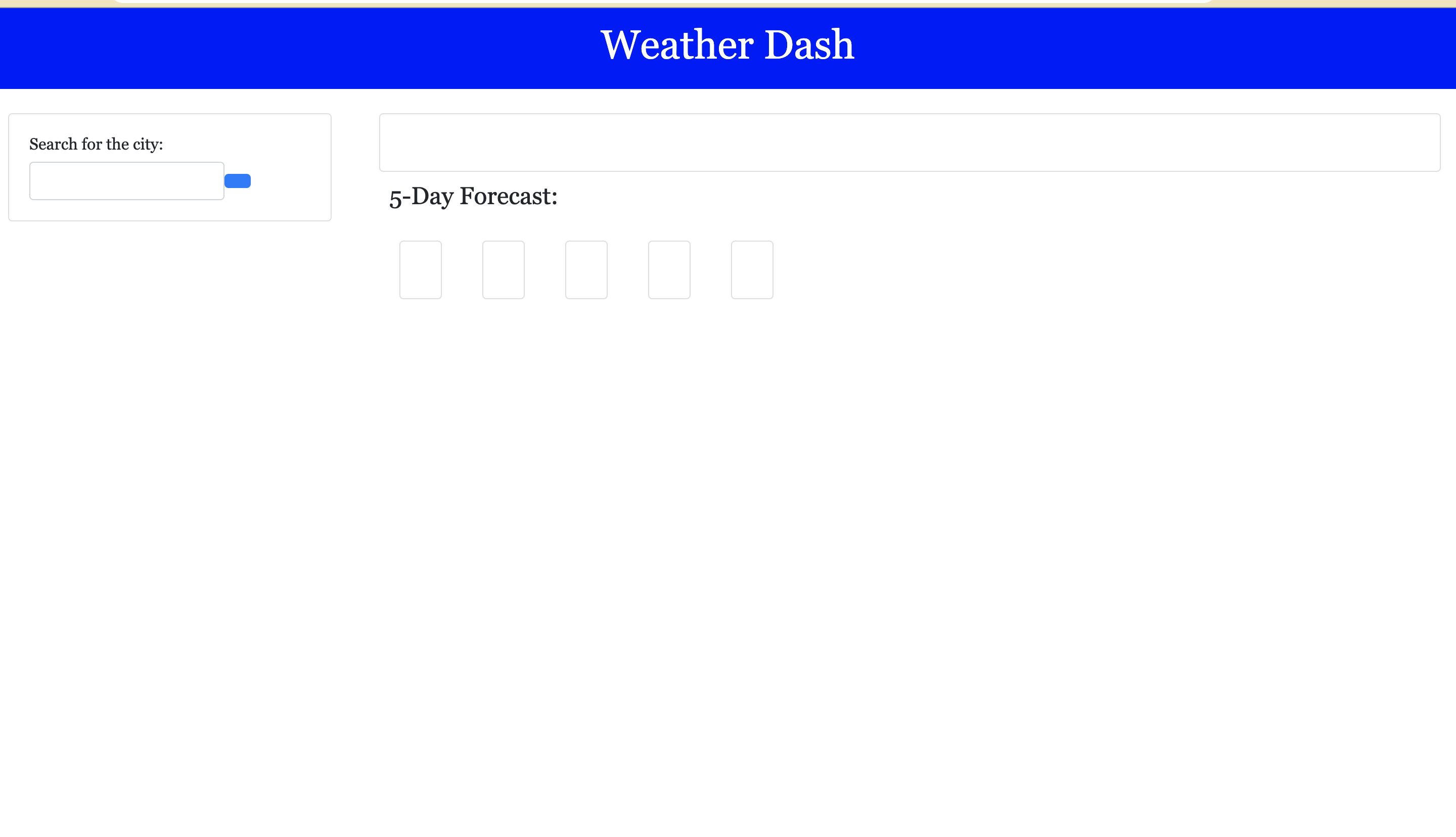 GitHub - rhandschuh/weatherdash